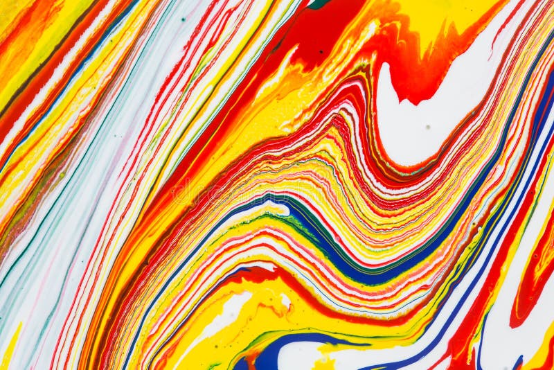 Patterned Background of Various Flowing Colors, Beautiful, Abstract ...