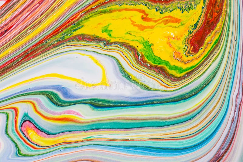 Patterned Background of Various Flowing Colors, Beautiful, Abstract ...