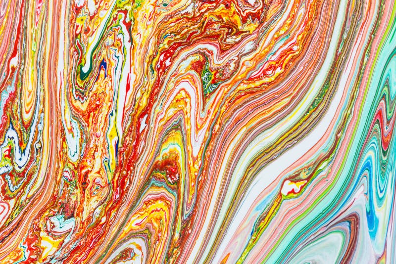 Patterned Background of Various Flowing Colors, Beautiful, Abstract ...