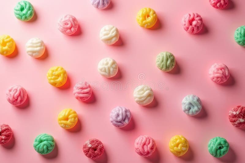 Patterned Candy Array stock illustration. Illustration of purple ...