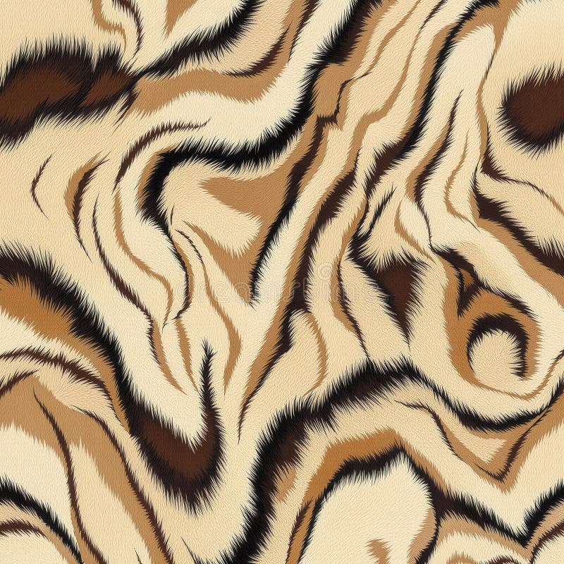 A Patterned Carpet with a Zigzag Design and Brown and Tan Colors Stock ...