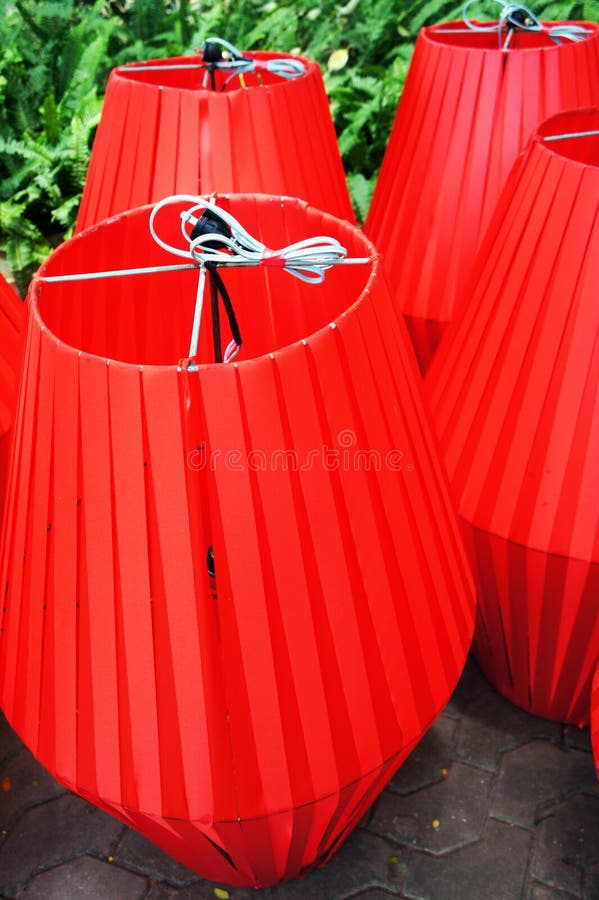 Patterned cloth lanterns 2 stock image. Image of japanese - 26032195