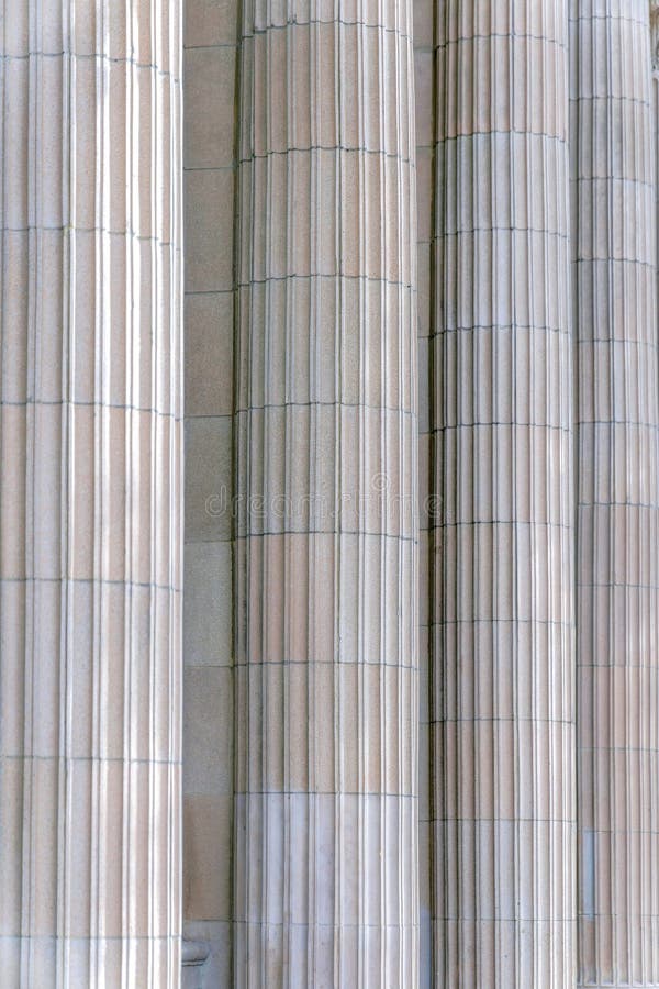 Patterned Column Posts of a Building at Silicon Valley in Downtown San ...