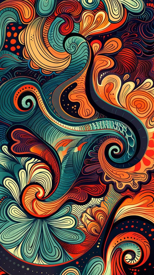 Patterned Design for Endless Creativity Stock Illustration ...