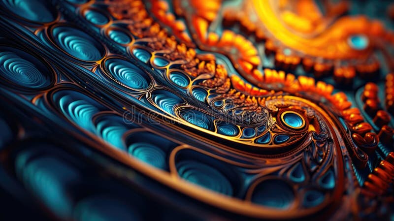 Patterned Elegance Striking Visuals through Color Manipulation Stock ...