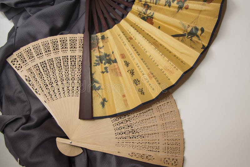 Patterned fans stock photo. Image of decoration, display - 61706094