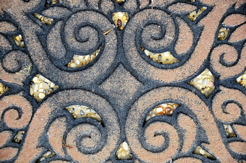 Patterned with Fern Frond Shapes Stock Photo - Image of pattern, shapes ...