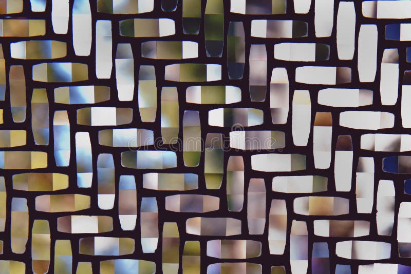 Patterned Glass Block Design Background or Wallpaper Stock Photo ...