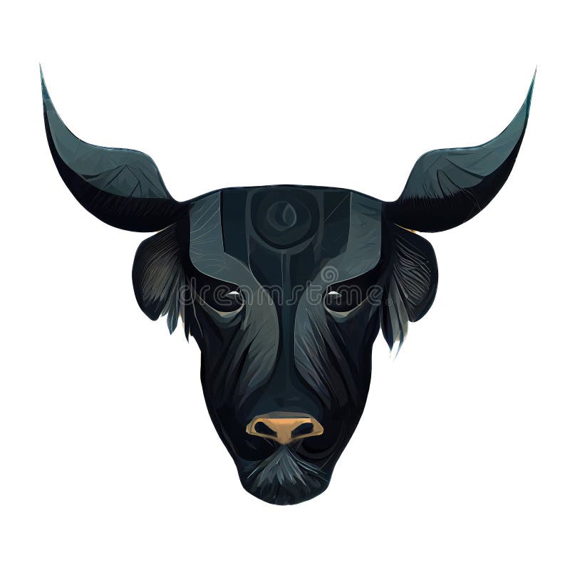 Stylized Gray Bull Stock Illustrations – 115 Stylized Gray Bull Stock ...