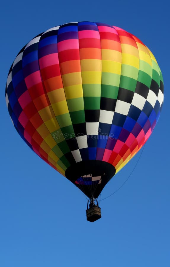 Patterned Hot Air Balloon stock photo. Image of colours - 2548842