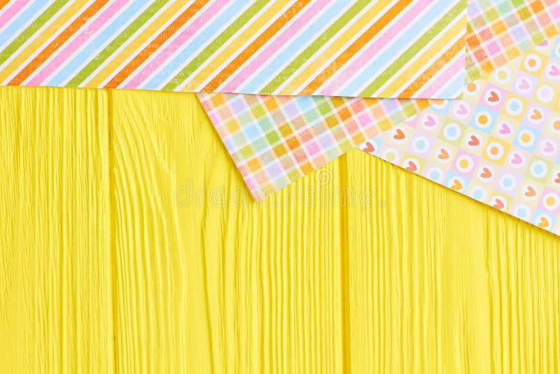 Patterned Paper for Craft, Copy Space. Stock Photo - Image of greeting ...