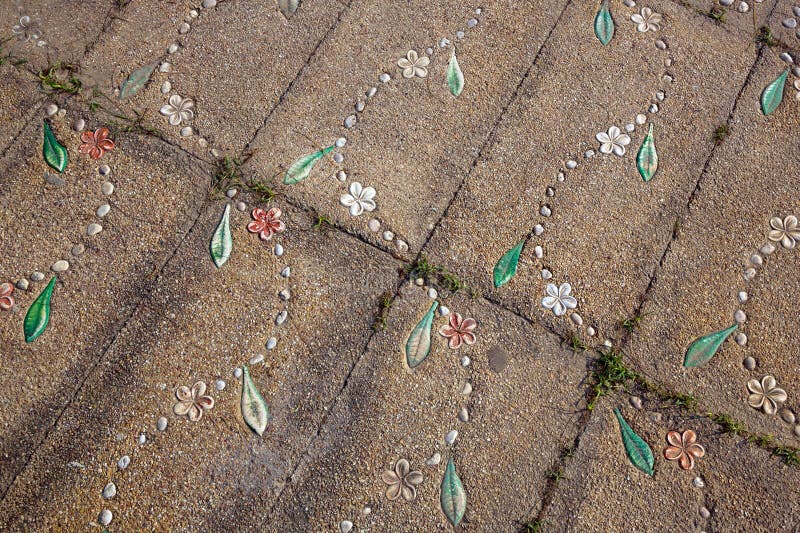 Patterned pathways. stock photo. Image of asphalt, pattern - 277475364