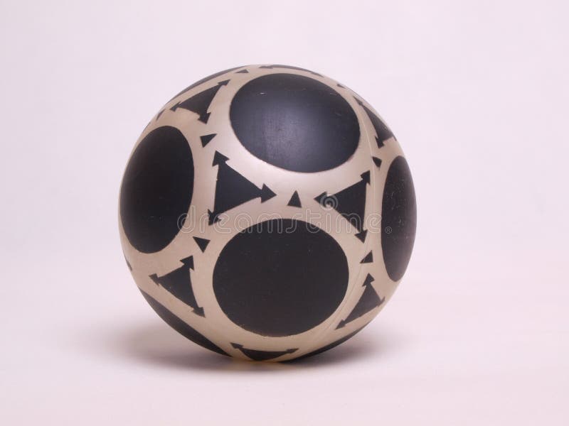 Patterned Soft Ball Isolation Stock Photo - Image of patterned, motif ...