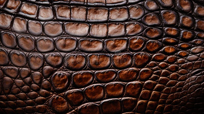 The Patterned Surface of the Alligator Skin in an Impressive Close Up ...