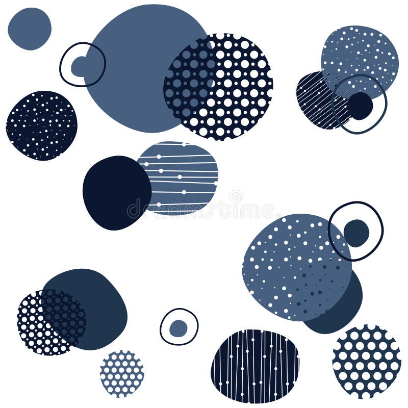 Patterned and Textured Circular Patterns Stock Vector - Illustration of ...