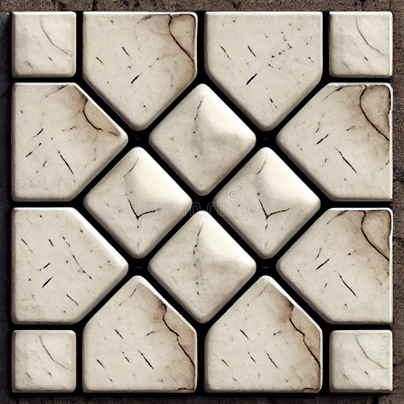 Patterned Tile Texture Pattern - AI Generated Image Stock Image - Image ...