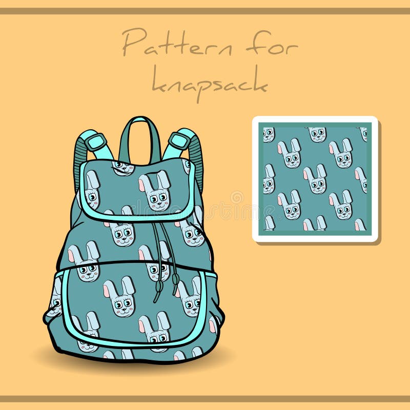 Patternknapsack Stock Illustrations – 1 Patternknapsack Stock ...