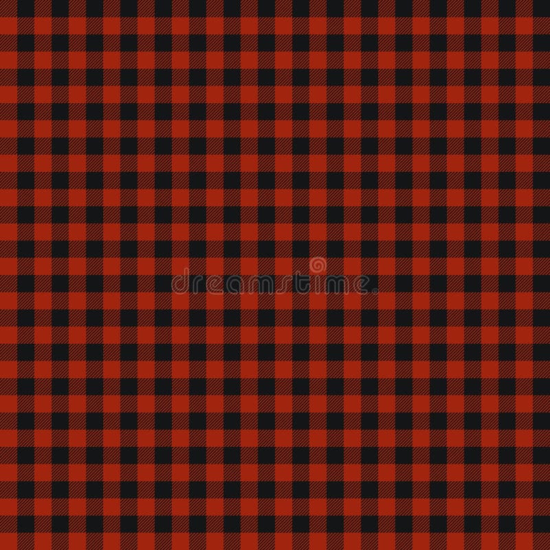 Gingham Seamless Pattern, Black and Red, Patterns 15 2 2023 Stock ...