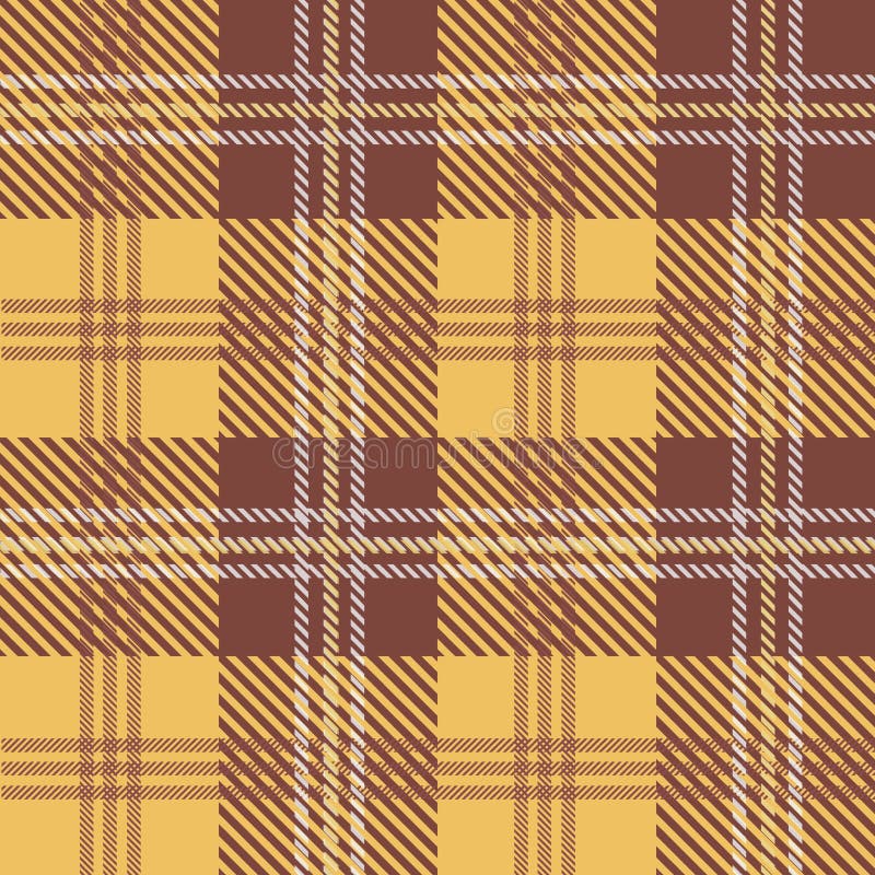 Tartan Seamless Pattern, Yellow and Brown, Patterns 16 3 2023 Stock ...