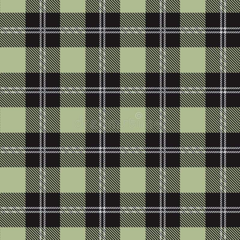 Tartan Seamless Pattern, Black and Green, Patterns 16 3 2023 Stock ...
