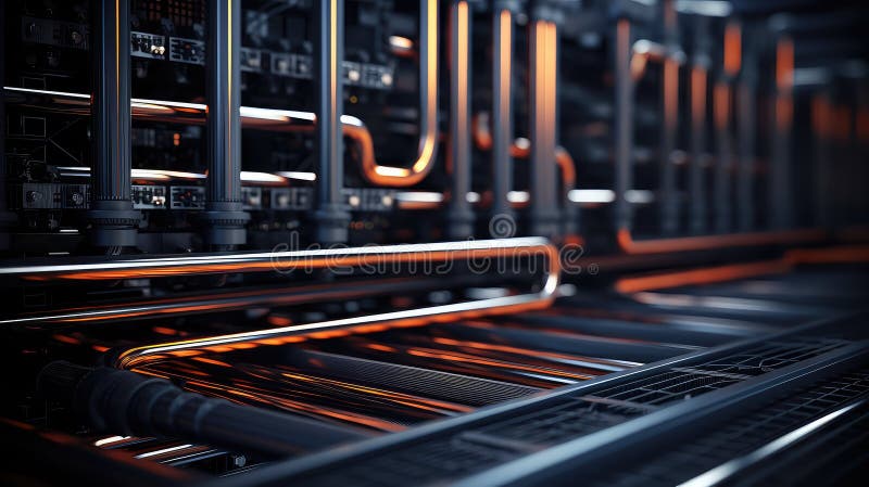 Patterns Abstract Data Center Stock Illustration - Illustration of ...