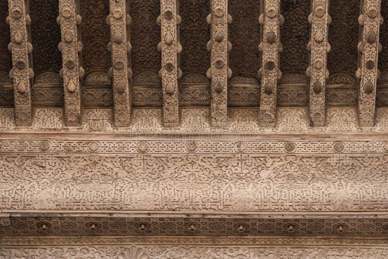 Patterns of Alhambra stock image. Image of texture, design - 103313341