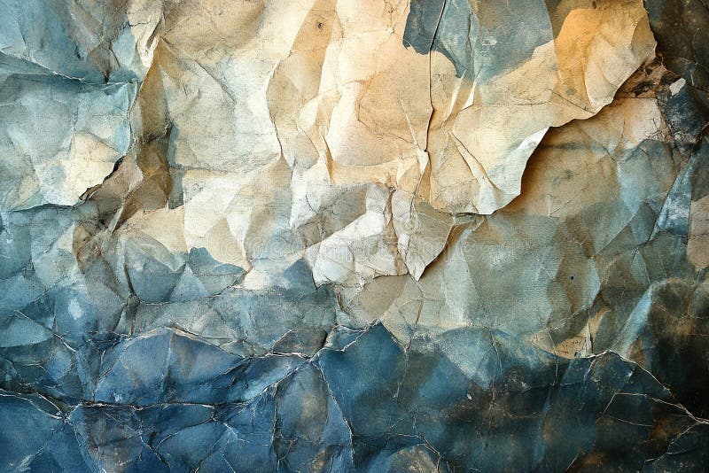 Pattern Number 474, Old Crumpled Paper Surface Realistic Drawing for ...