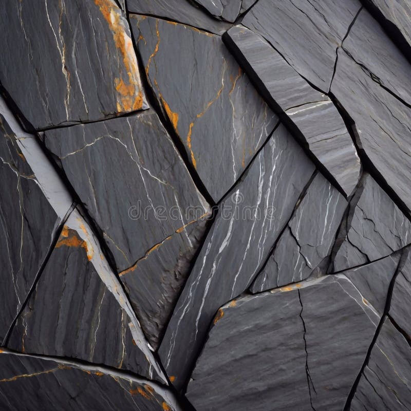 Patterns on Basalt Surfaces Displaying Raw Textures and Geological ...