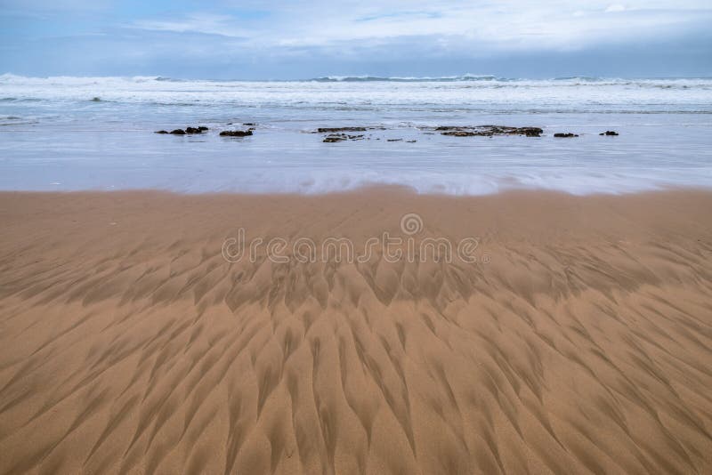 Patterns in the Beach Sand stock photo. Image of beach - 54243738