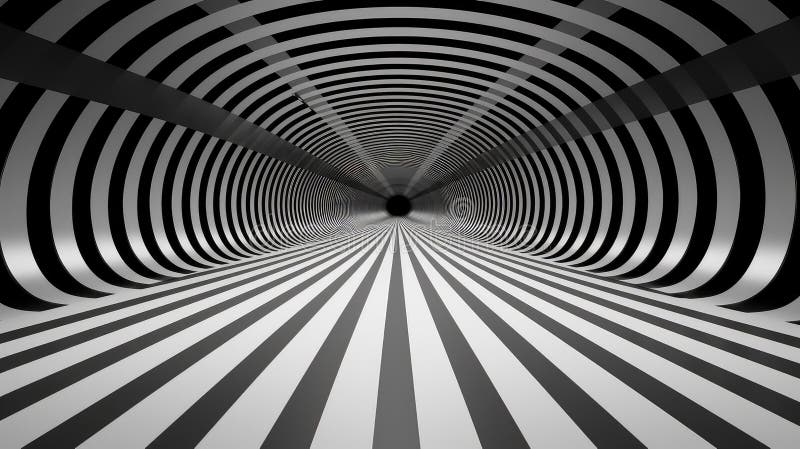 Patterns Black and White Op Art Stock Illustration - Illustration of ...