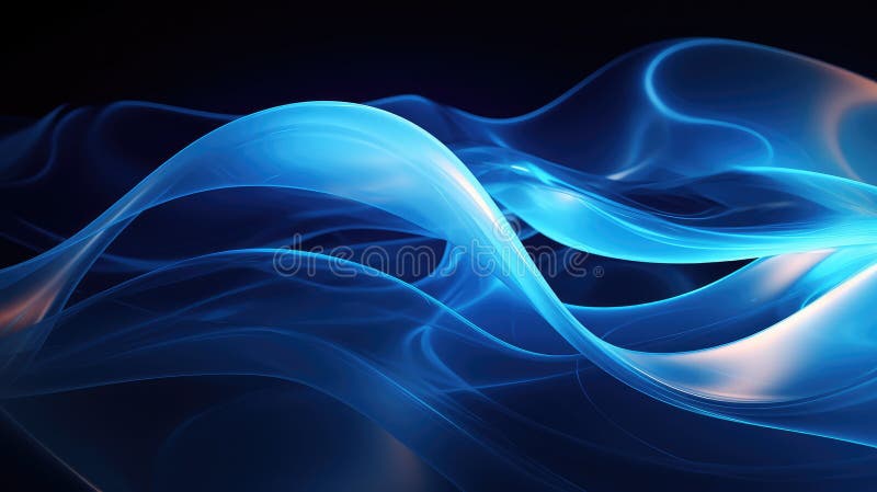 Patterns Blue Glow Background Stock Illustration - Illustration of ...