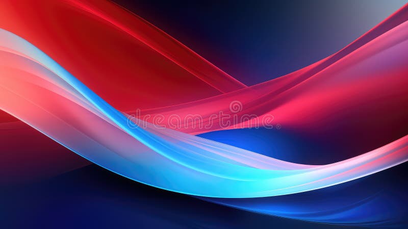 Patterns Blue and Red Tech Background Stock Illustration - Illustration ...