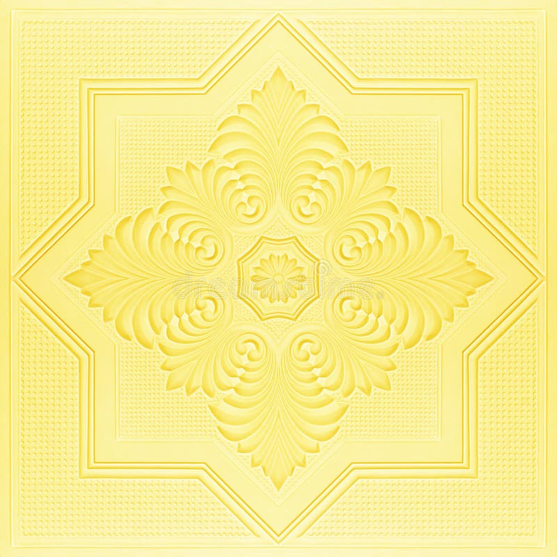 Patterns on the Ceiling Gypsum Sheets Stock Image - Image of plaster ...