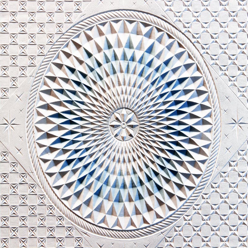 Patterns on the Ceiling Gypsum Sheets Stock Image - Image of plaster ...