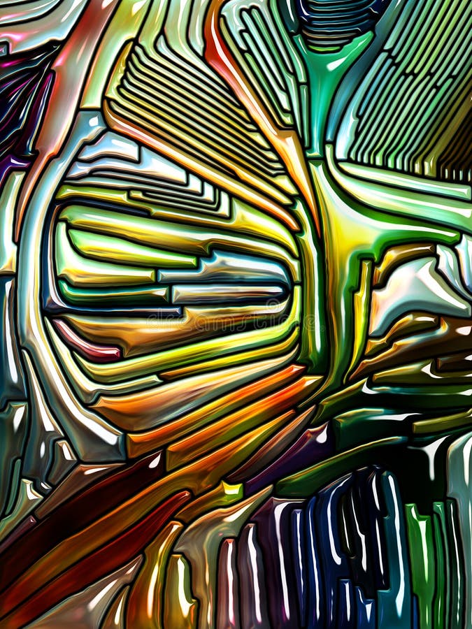 Unfolding of Pattern stock illustration. Illustration of texture ...