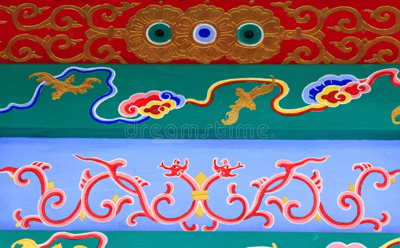 Details of Ancient Chinese Architecture Stock Photo - Image of local ...