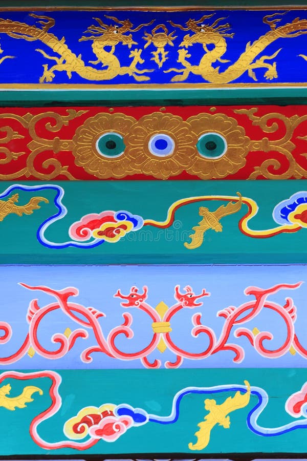 Details of Ancient Chinese Architecture Stock Photo - Image of china ...