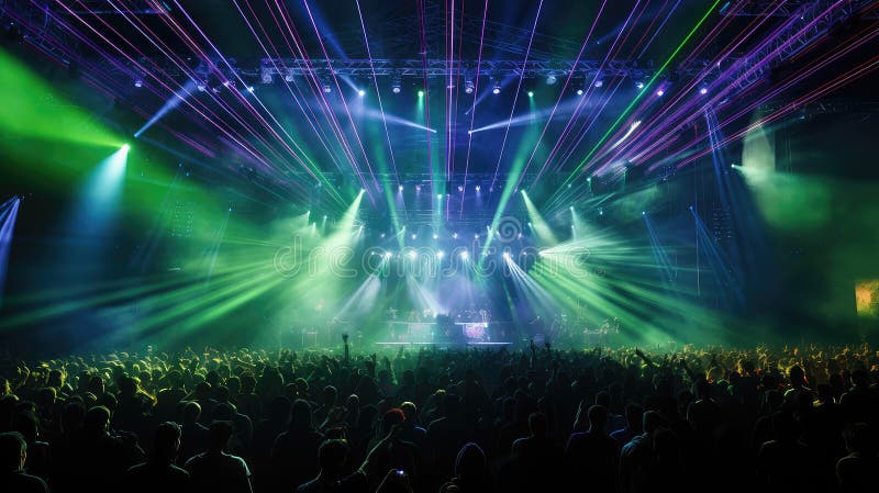 Patterns Concert Lights Background Stock Illustration - Illustration of ...