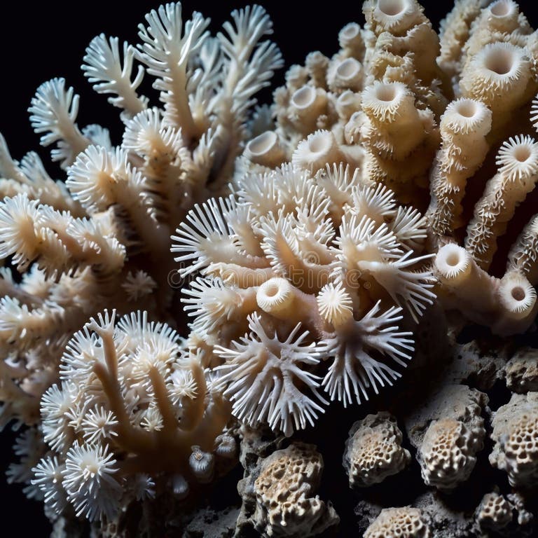 Patterns on Coral Surfaces with Complex Branching Formations ...