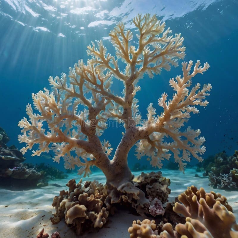 Patterns on Coral Surfaces Growing on the Ocean Floor with Soft Light ...
