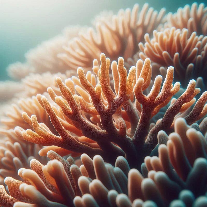 Patterns on Coral Surfaces with Soft Underwater Light and Textures ...