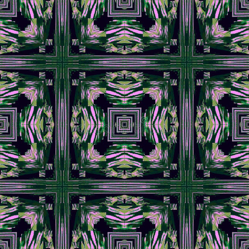 In the World of Very Interesting Multi-colored Patterns. Stock ...