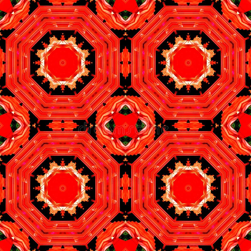 In the World of Very Interesting Multi-colored Patterns. Stock ...