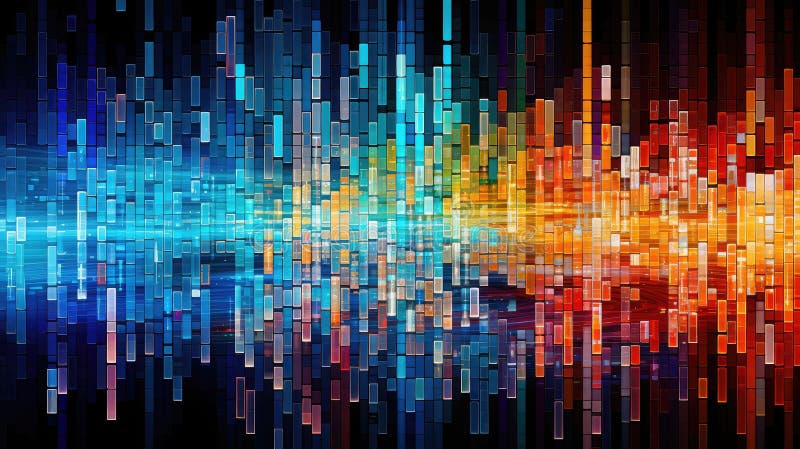 Patterns Data Abstract Background Stock Illustration - Illustration of ...