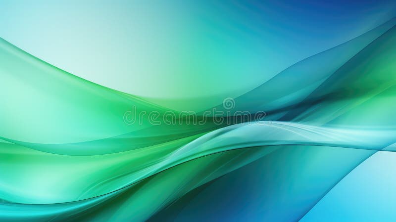 Patterns Data Blue and Green Abstract Background Stock Illustration ...