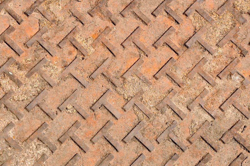 Metal flooring stock image. Image of repetitive, iron, metal - 110435
