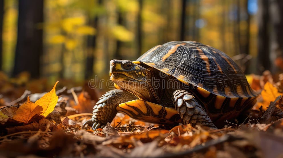 Patterns Eastern Box Turtle Stock Illustration - Illustration of ...