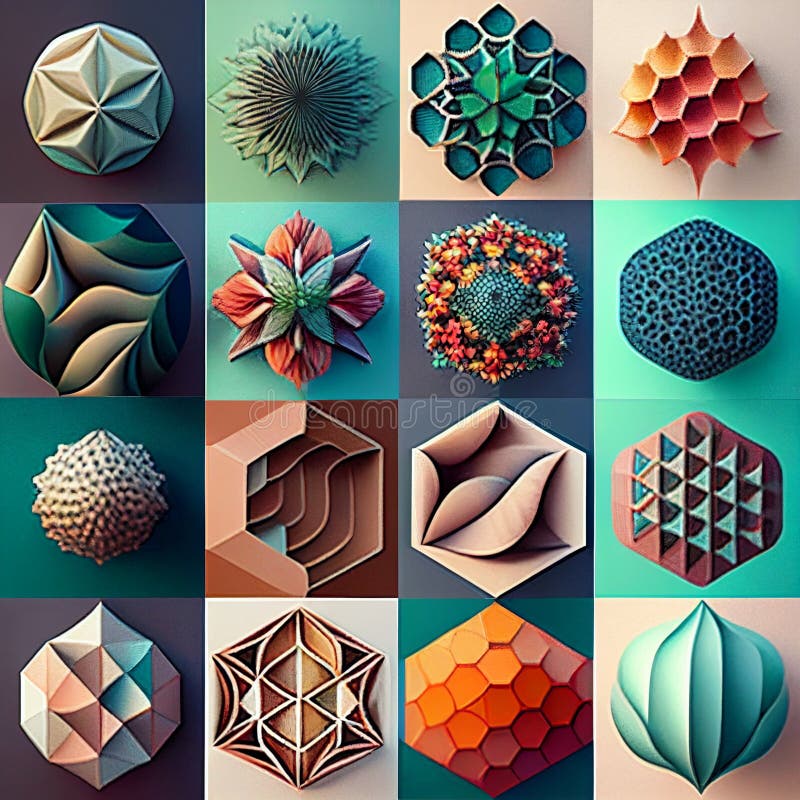 Patterns in the Environment Around You Stock Illustration ...