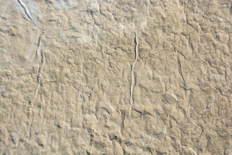 Patterns on Freshly Poured Concrete Surface Stock Photo - Image of ...