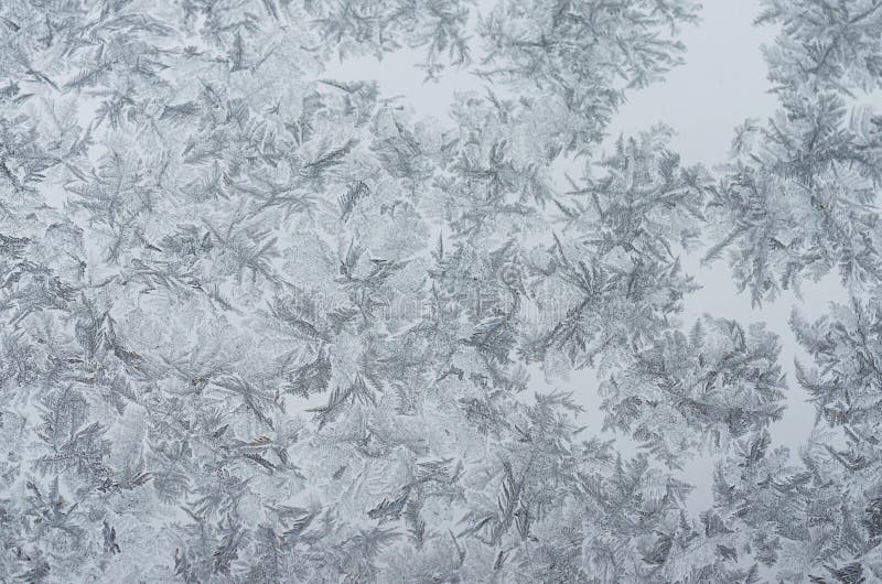 Patterns of frost on glass stock photo. Image of cool - 82717614